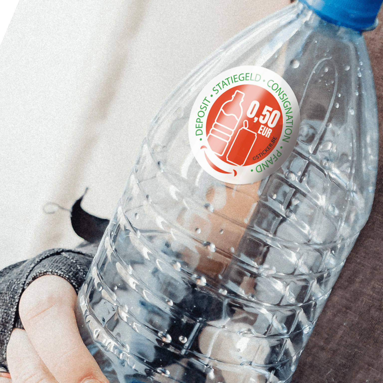 Statiegeld stickers (0,50 euro) - Sticker